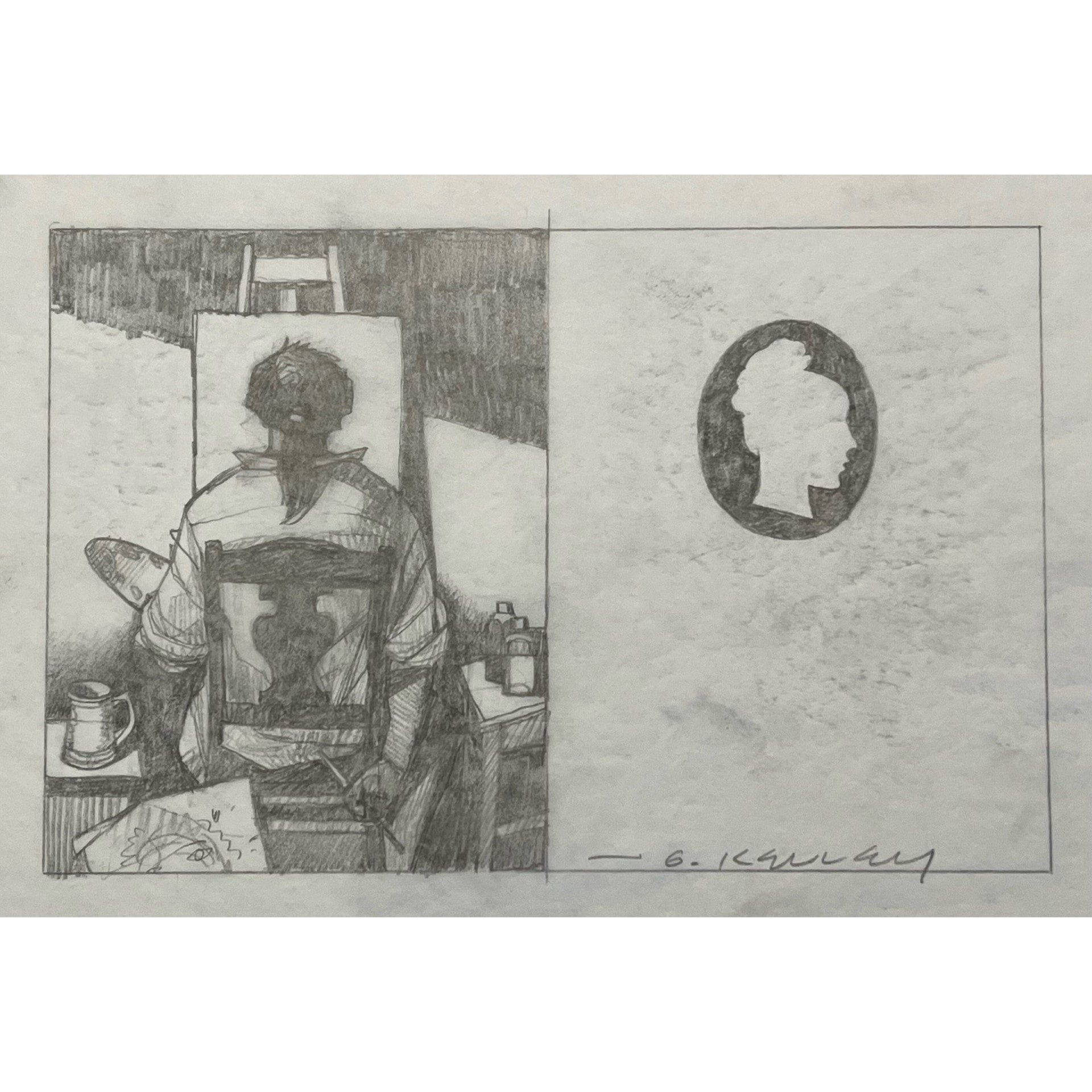 Gary Kelley Art For Sale Werther Artist Sketch 1 | Gary Kelley Art